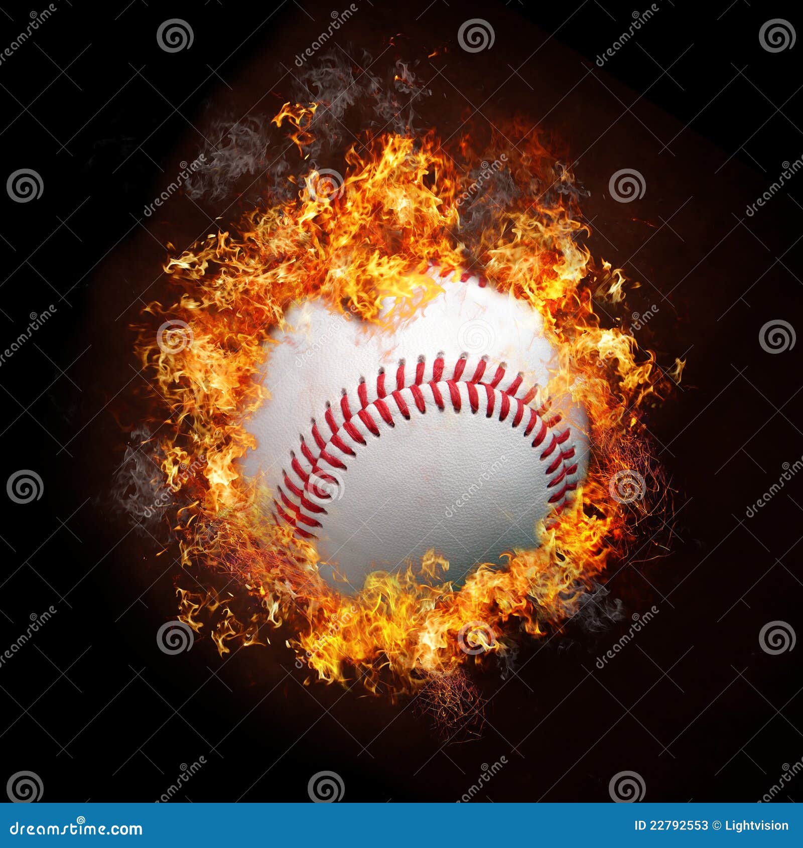 Baseball on Fire stock image. Image of blaze, backdrop - 22792553
