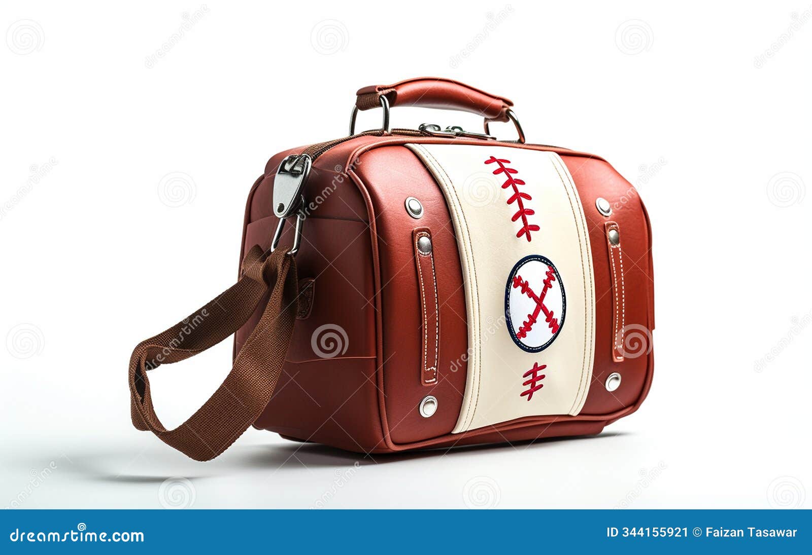 Baseball First Aid Kit Against White Backdrop Stock Image - Image of ...