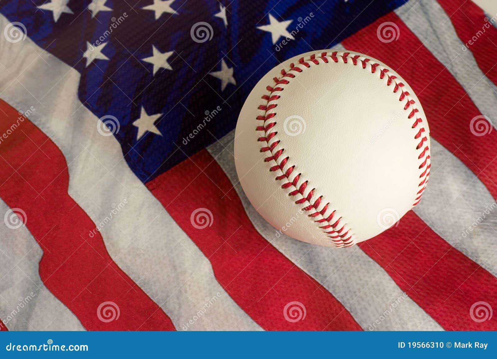 Baseball on flag stock photo. Image of stripes, baseball - 19566310