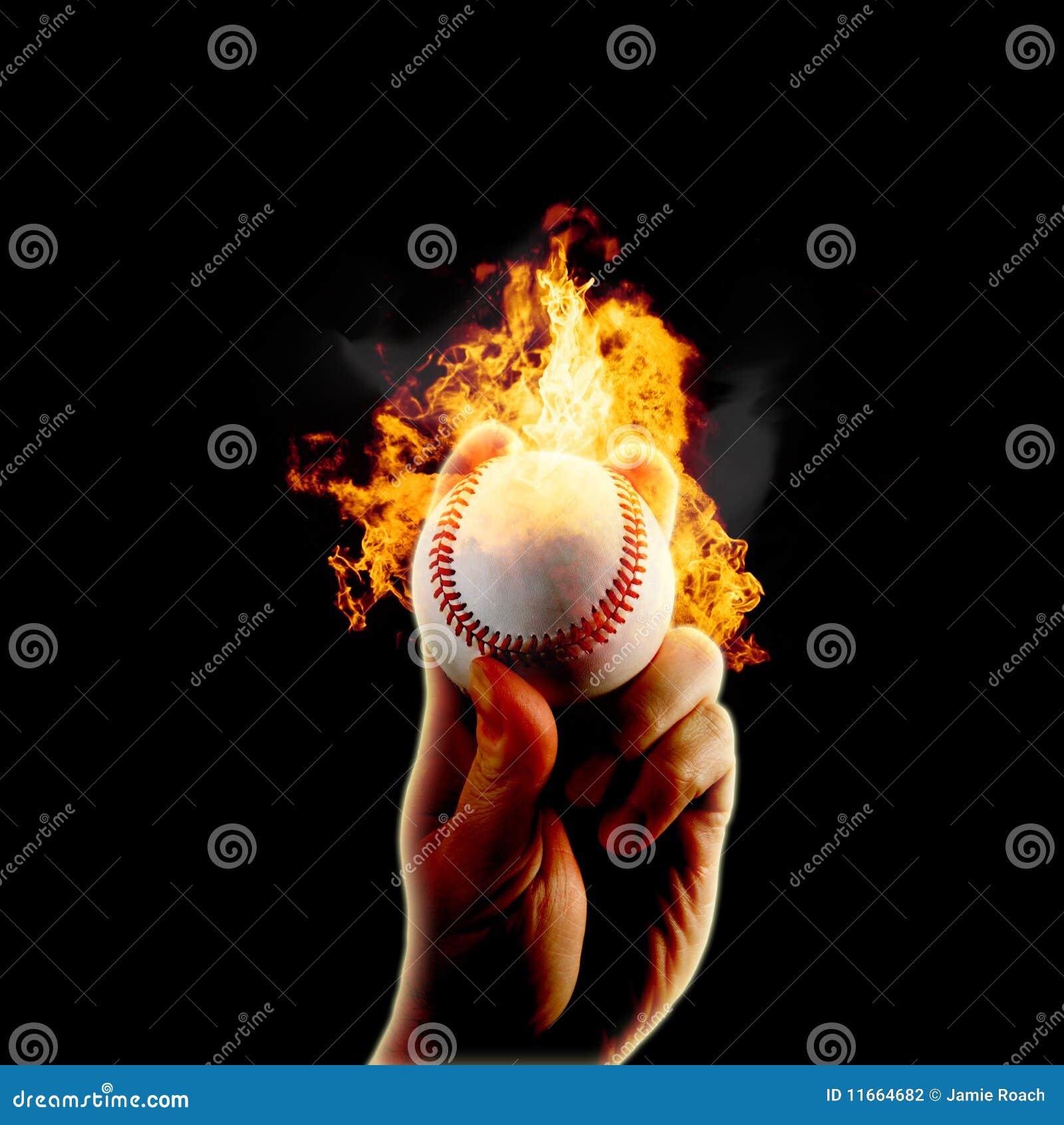 Baseball On Fire Royalty-Free Stock Image | CartoonDealer.com #9109732