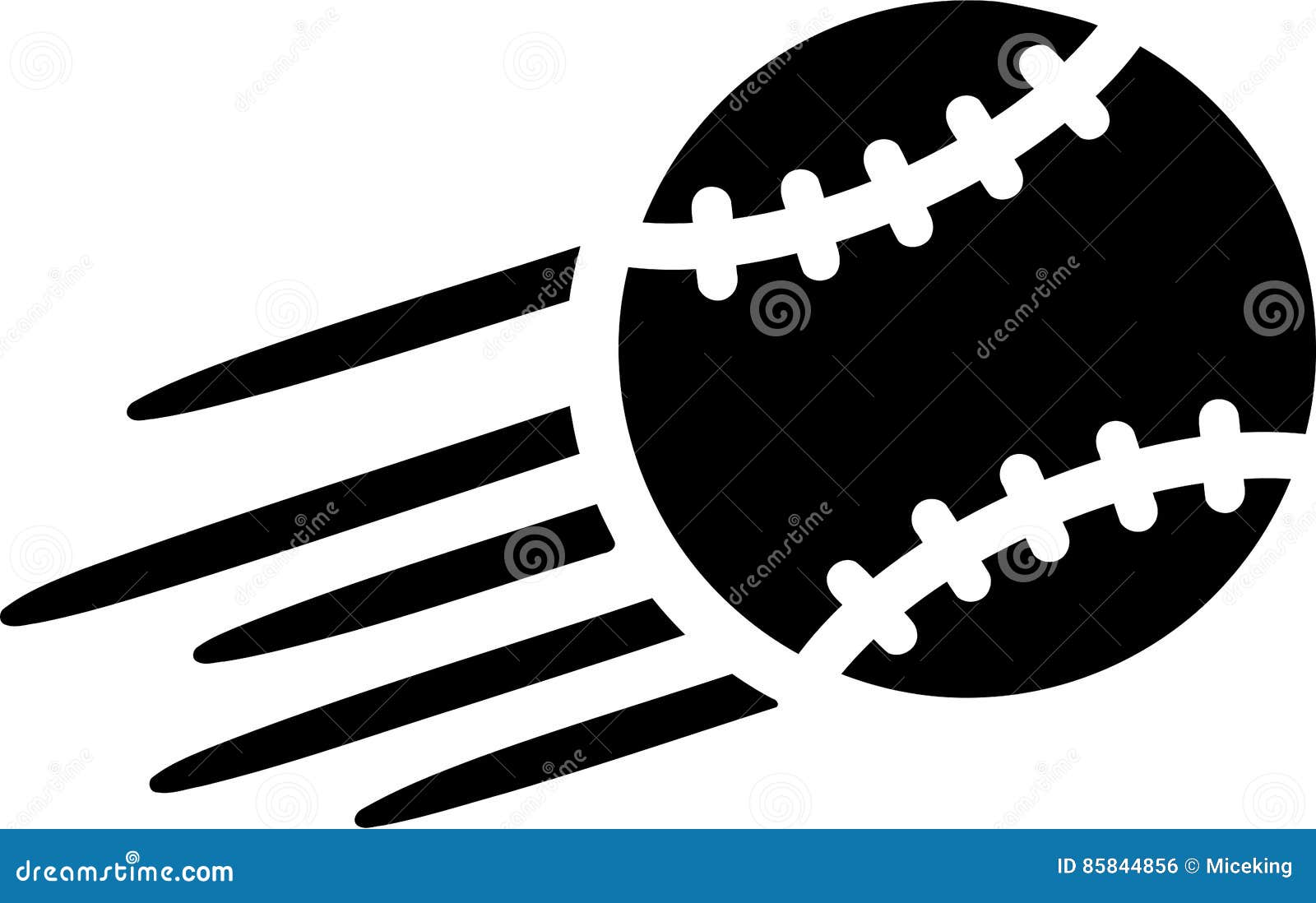 Baseball Flight stock vector. Illustration of pitch, baseball - 85844856