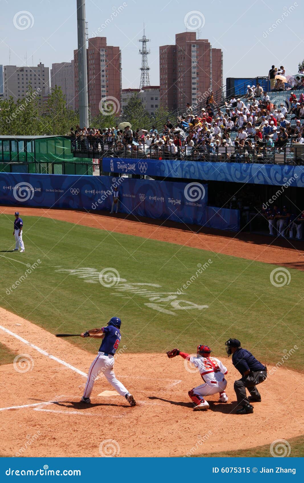 Baseball game editorial image. Image of sport, chinese - 6075315