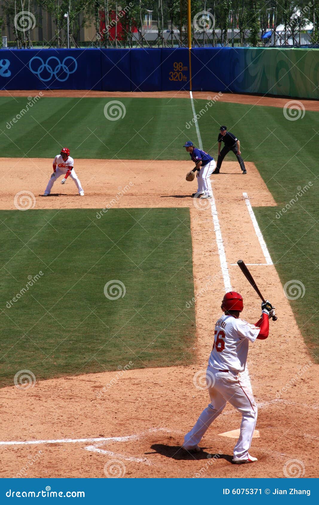 Baseball game editorial photo. Image of batter, team, olympic - 6075371