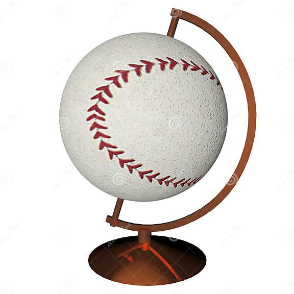 Baseball globe stock illustration. Illustration of softball - 56632646
