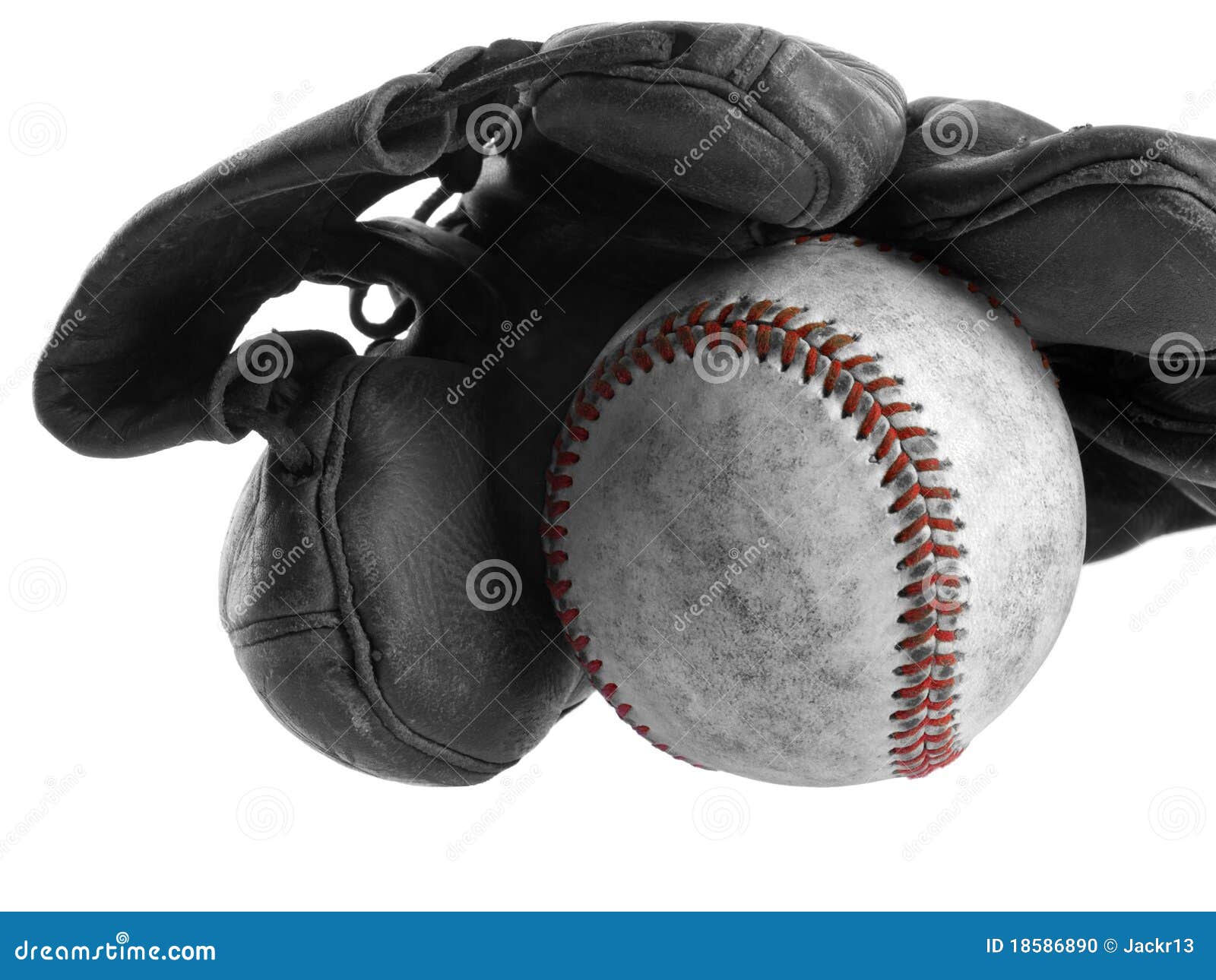 Baseball glove and ball stock photo. Image of league - 18586890