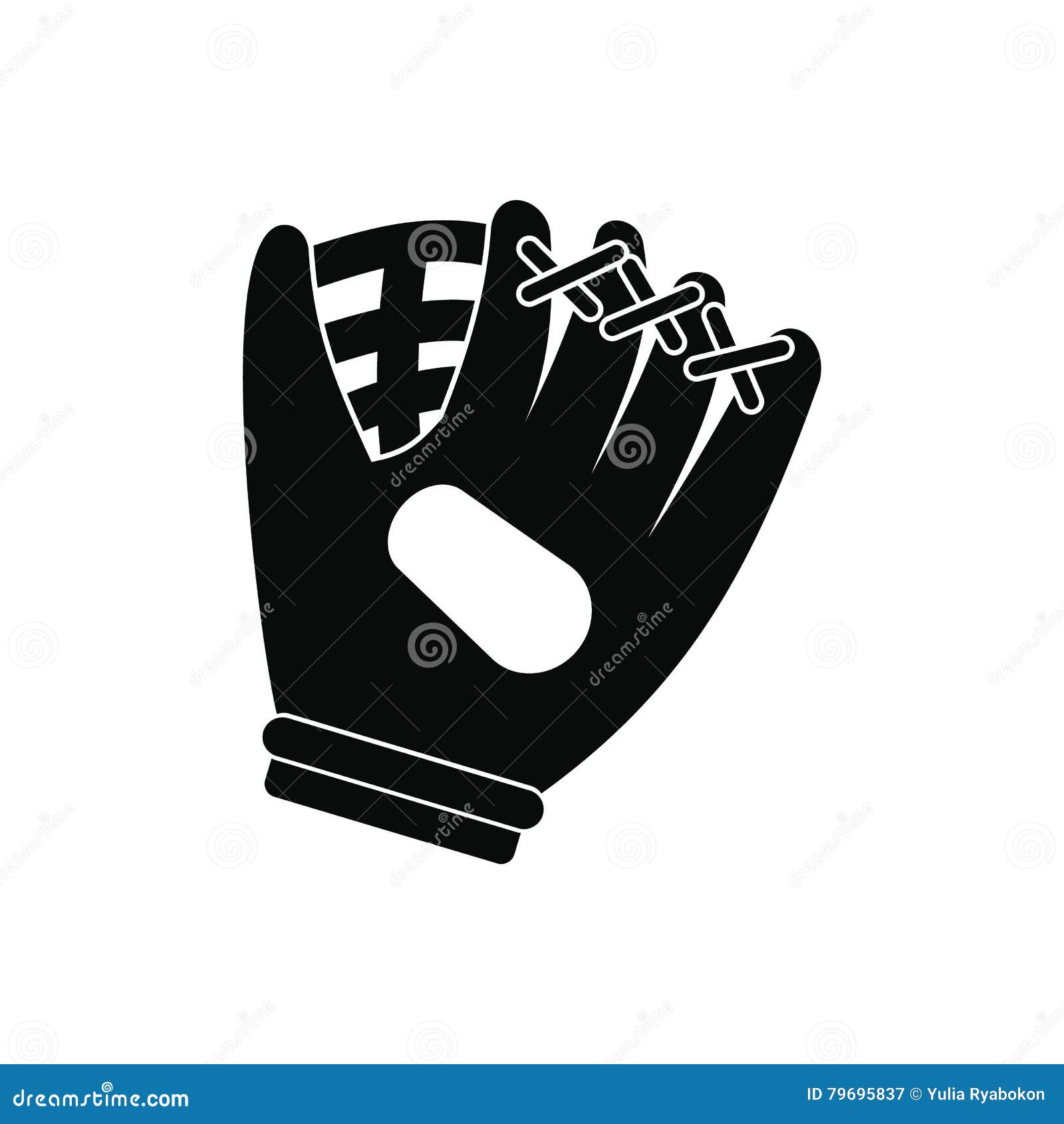 Baseball Glove Silhouette