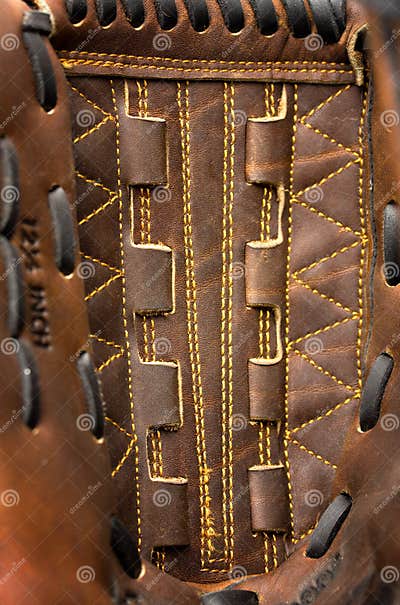 Baseball glove pocket stock photo. Image of sports, glove - 13337298