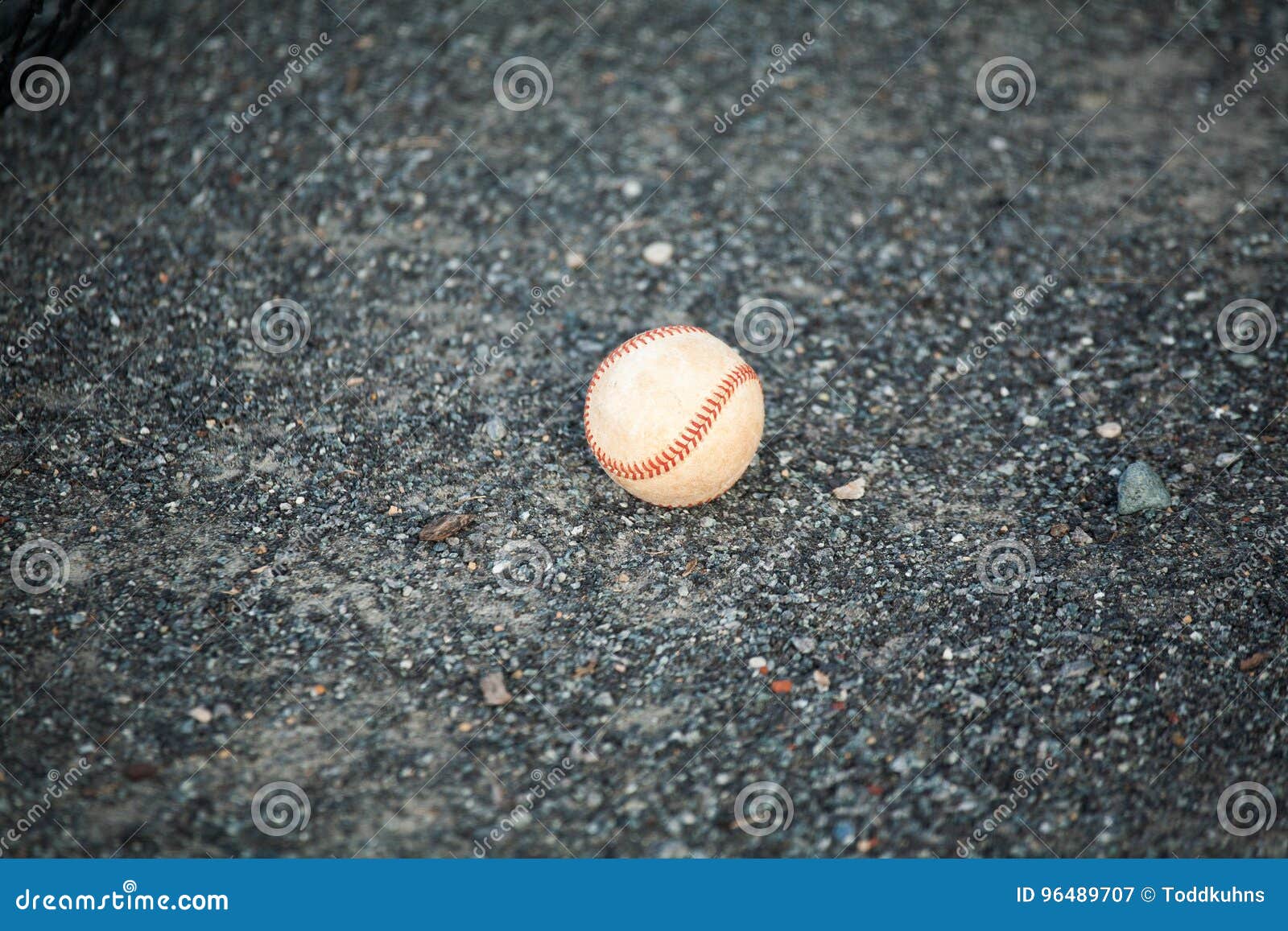 Baseball on the Ground stock image. Image of activity - 96489707