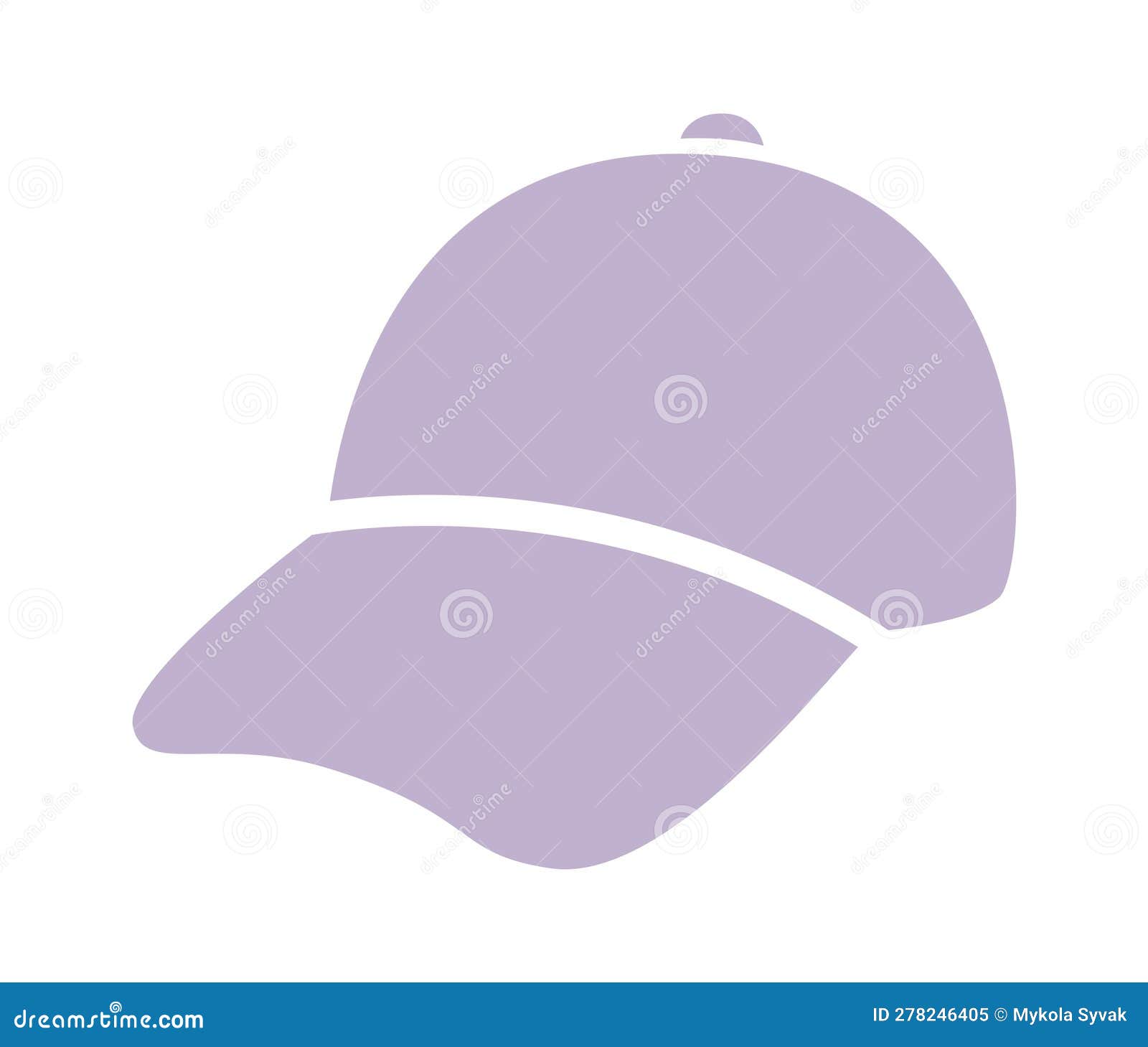 Baseball Hat Icon stock vector. Illustration of fashion - 278246405