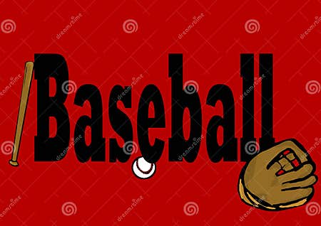Baseball header stock illustration. Illustration of icon - 48136780