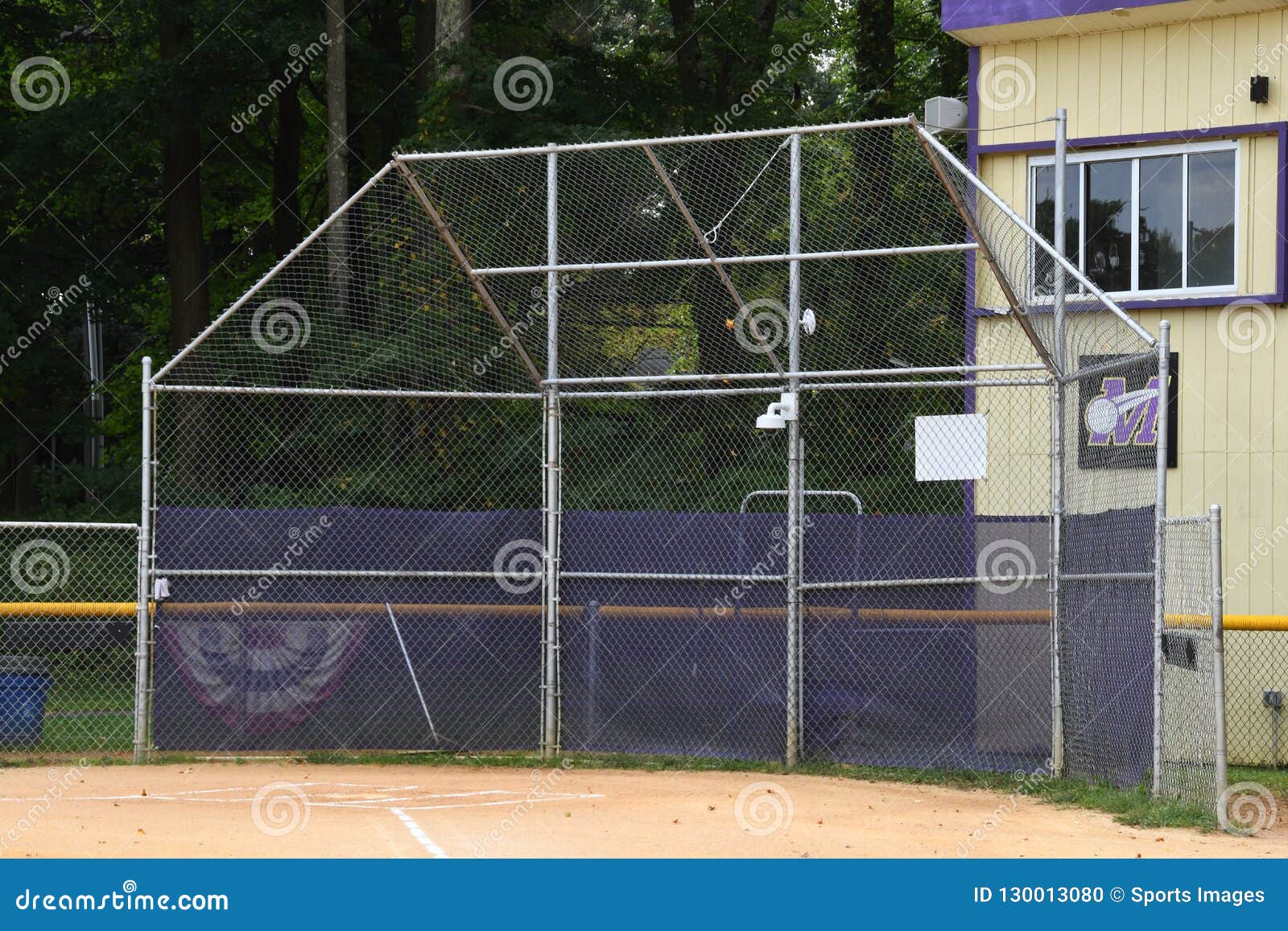 Baseball Home Plate and Batters Box. Editorial Image - Image of ...