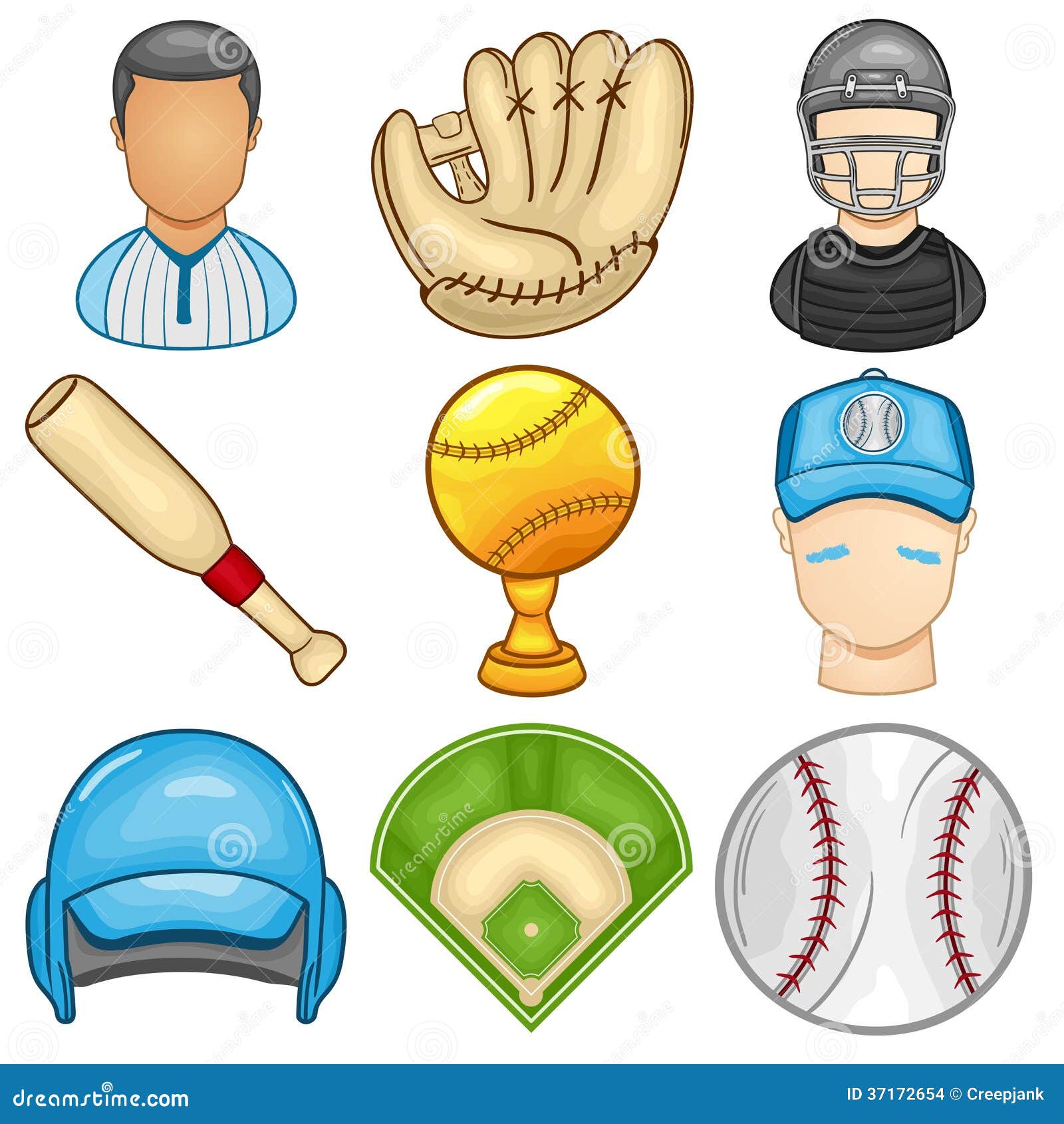 Baseball Icon - Sport stock illustration. Illustration of sport - 37172654