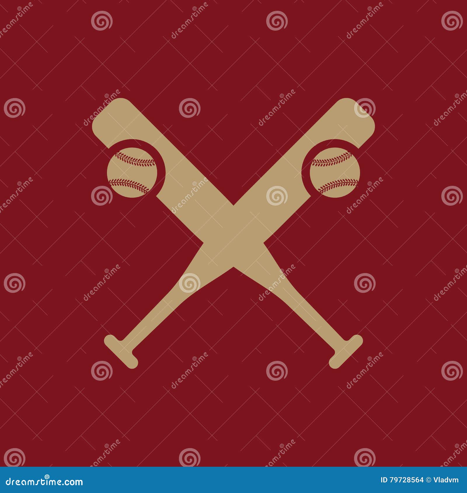 Baseball Icon. Sport Symbol Stock Vector - Illustration of recreation ...