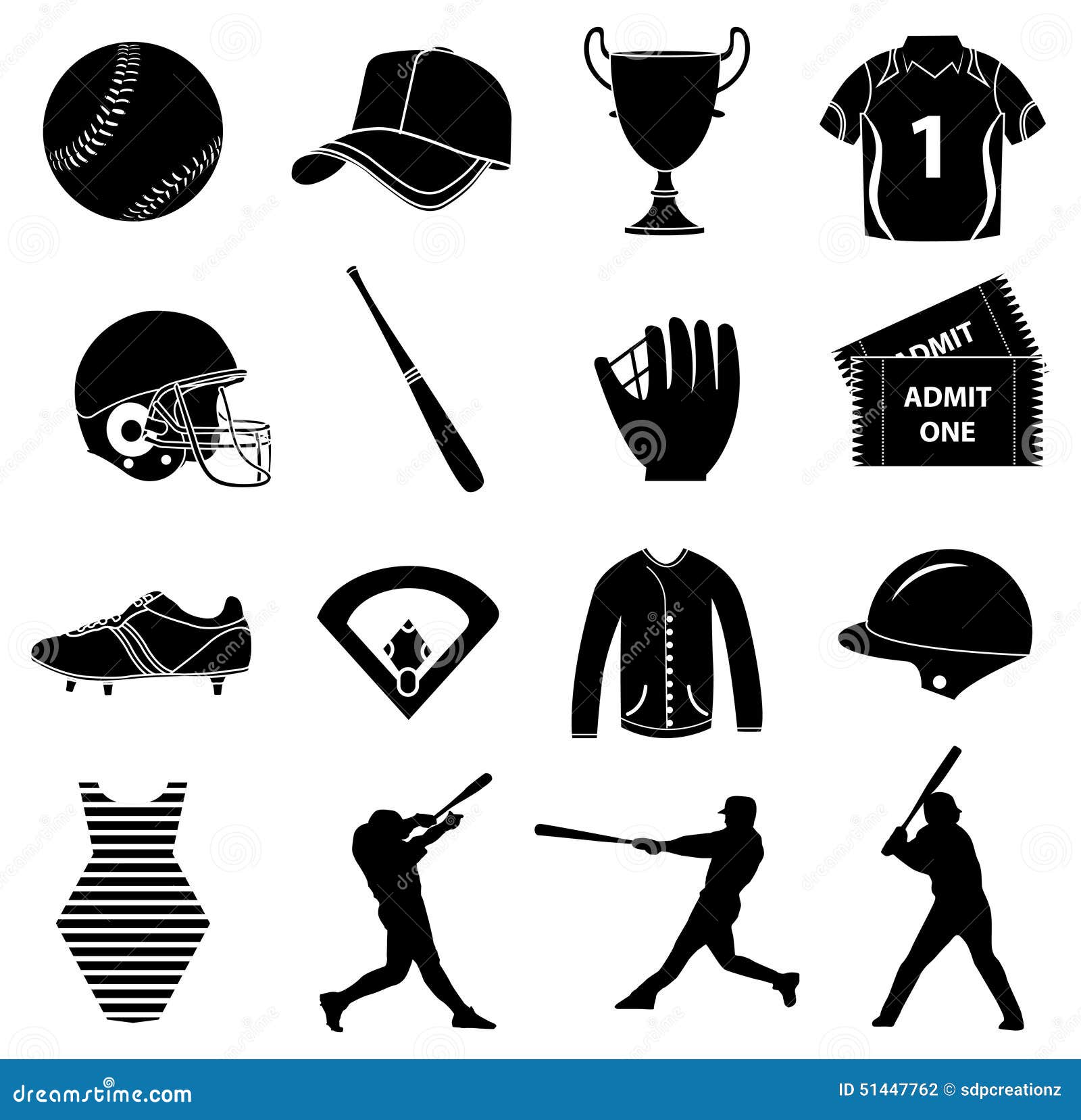 20 Baseball Icons, Baseball Diamond Scoring Symbols, Vector ...