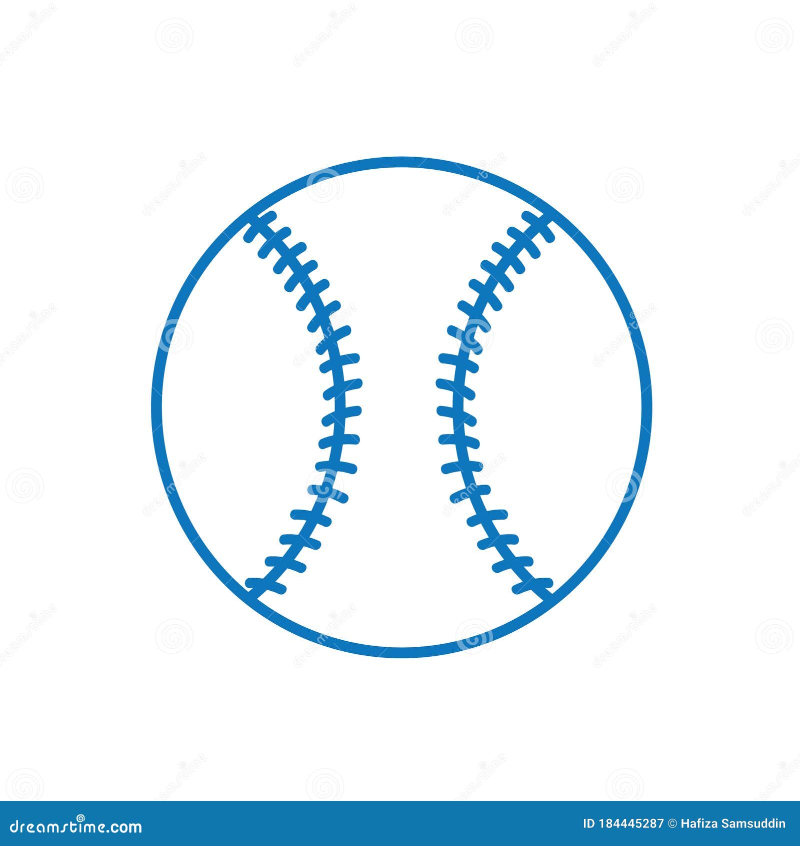 A baseball illustration. stock illustration. Illustration of sports ...
