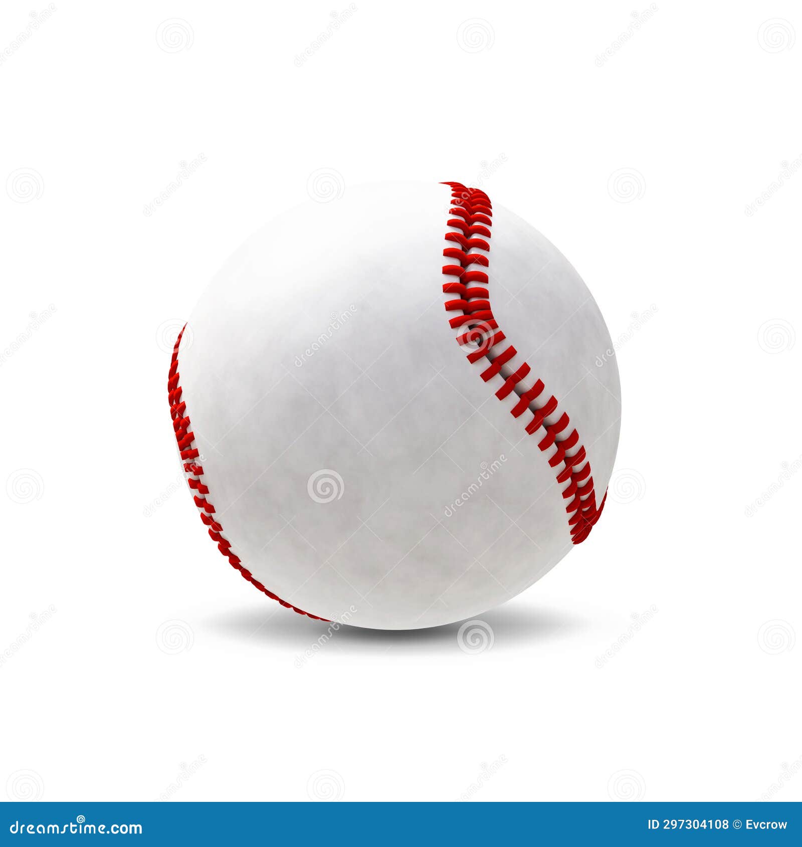 Baseball isolated on white stock photo. Image of single - 297304108
