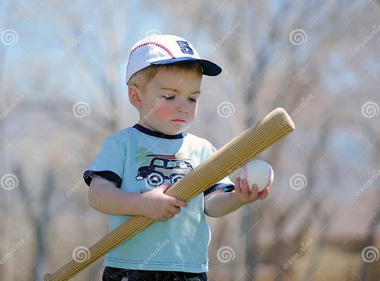 Baseball Kid stock image. Image of cute, child, staring - 4885843