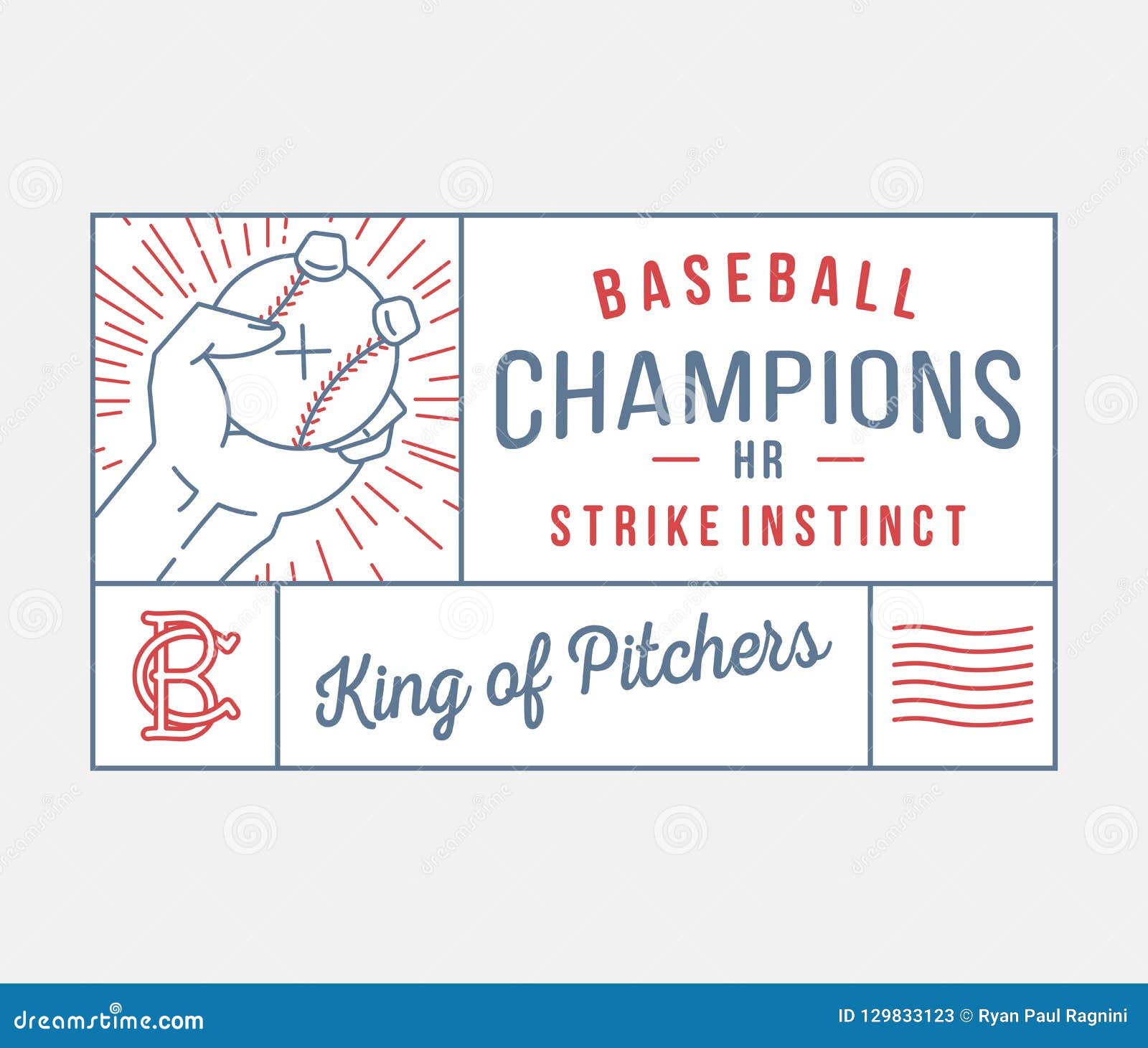 Baseball King Mascot Vector Cartoon Illustration | CartoonDealer.com ...