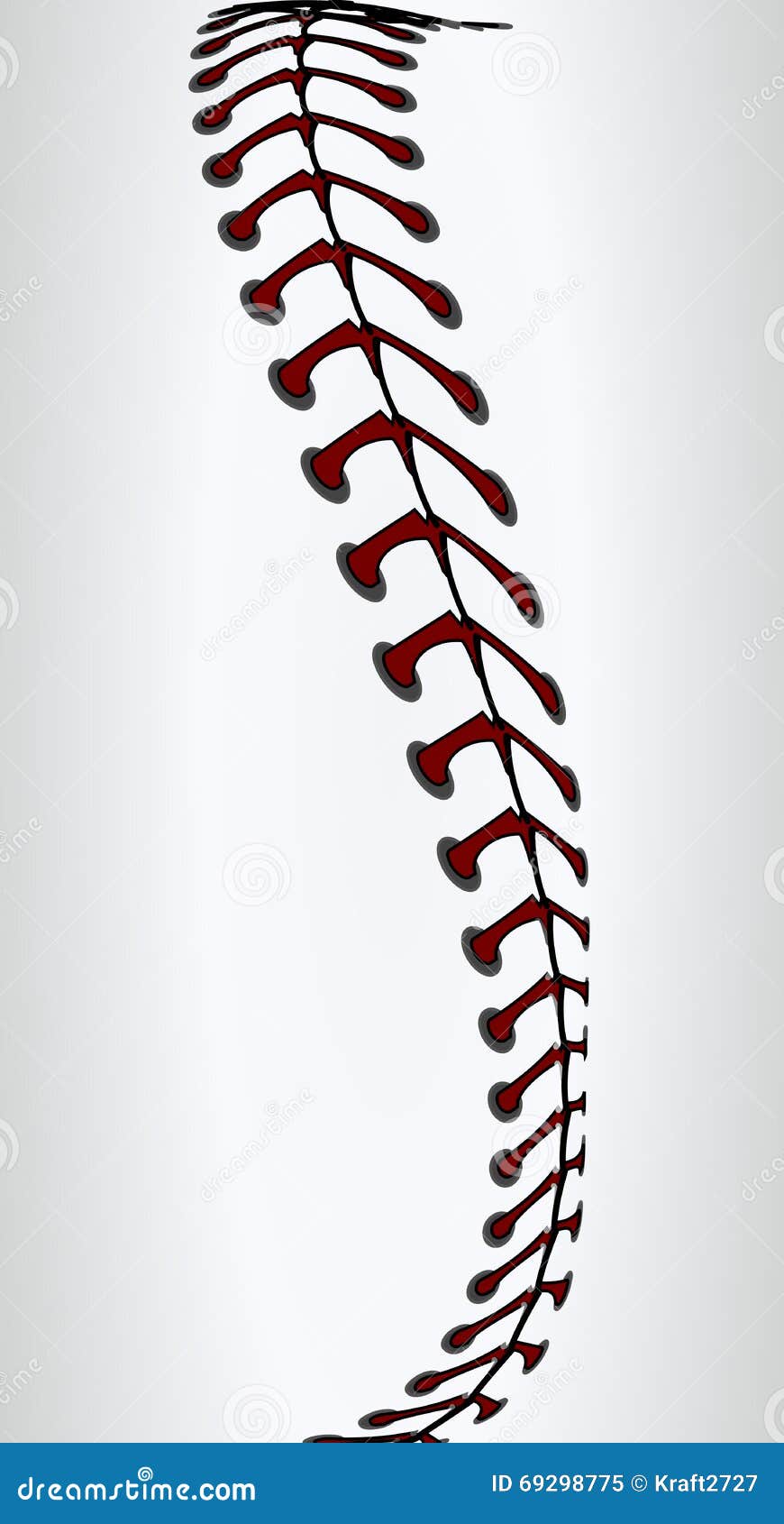 Baseball Lace Vector