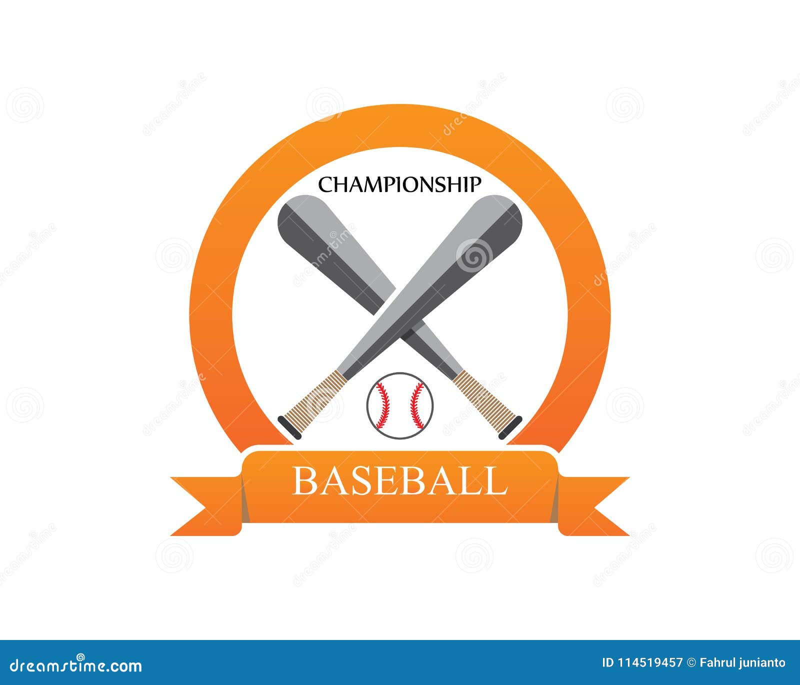Baseball Logo Design Template Stock Vector - Illustration of base, star ...