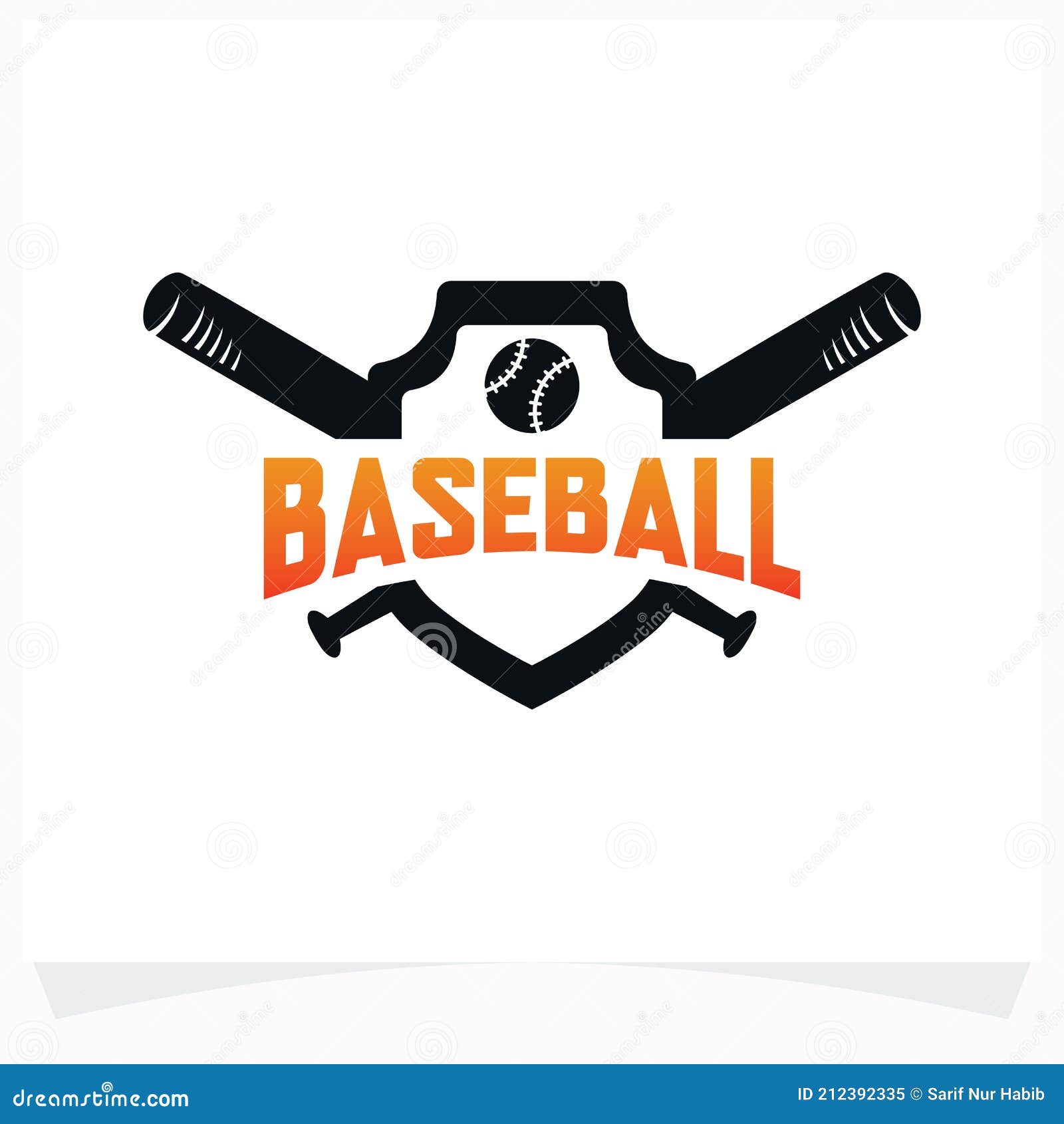 Baseball Logo Design Template Stock Vector - Illustration of baseball ...
