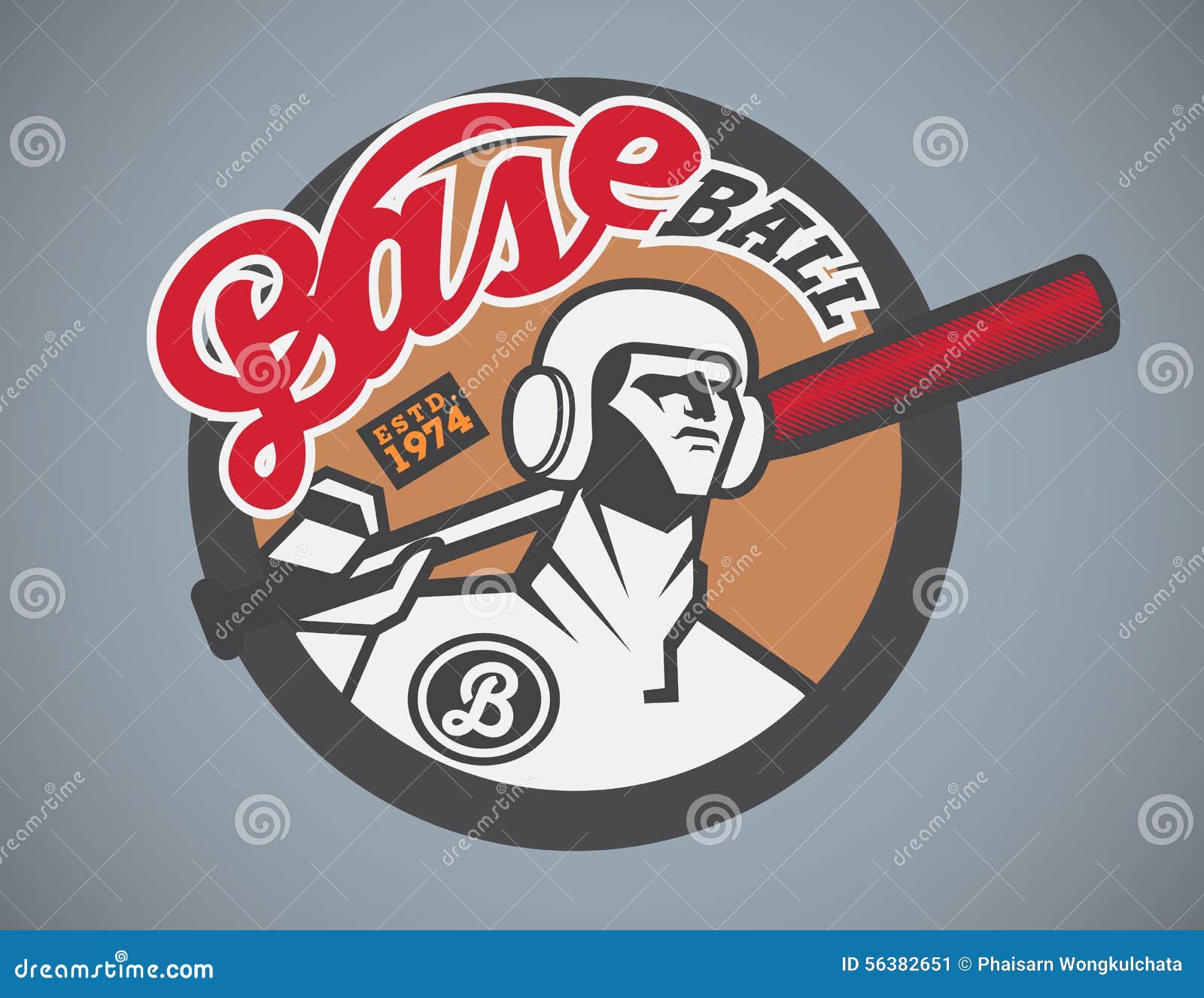 Baseball Logo Design Template. Stock Vector - Illustration of icons ...
