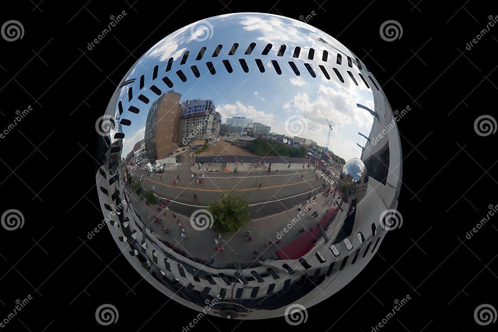 Baseball Mirror stock image. Image of chrome, circular - 75011205