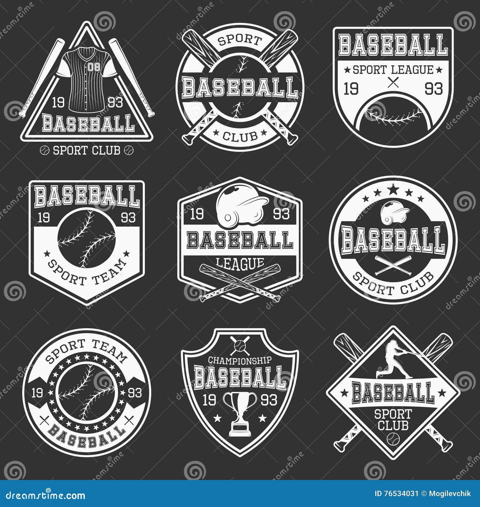 Baseball Monochrome Stock Illustrations – 2,002 Baseball Monochrome ...