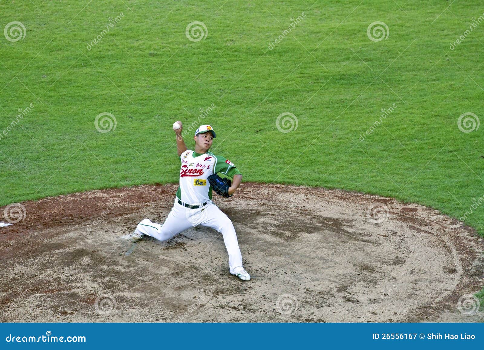 Baseball pitcher editorial photography. Image of minor - 26556167