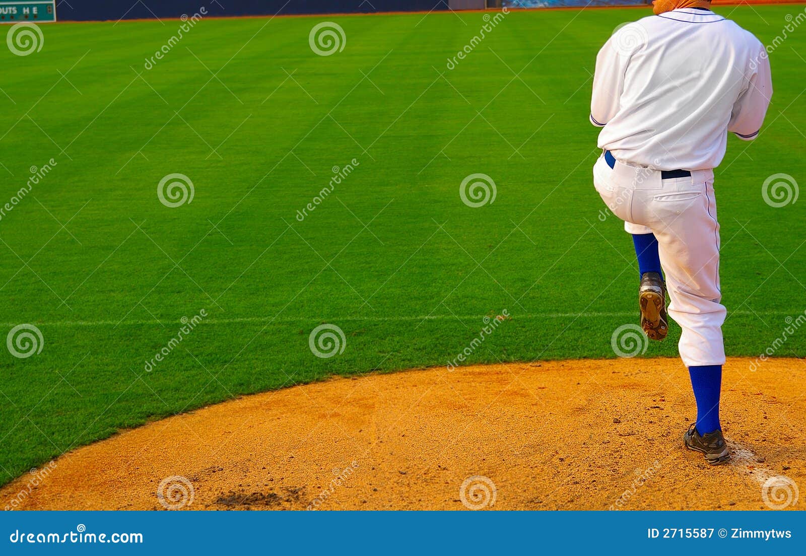 Baseball pitcher stock image. Image of throw, grass, mound - 2715587