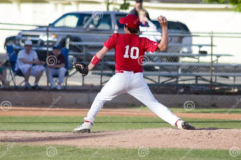 Baseball Pitcher stock image. Image of team, pitcher, youth - 711287