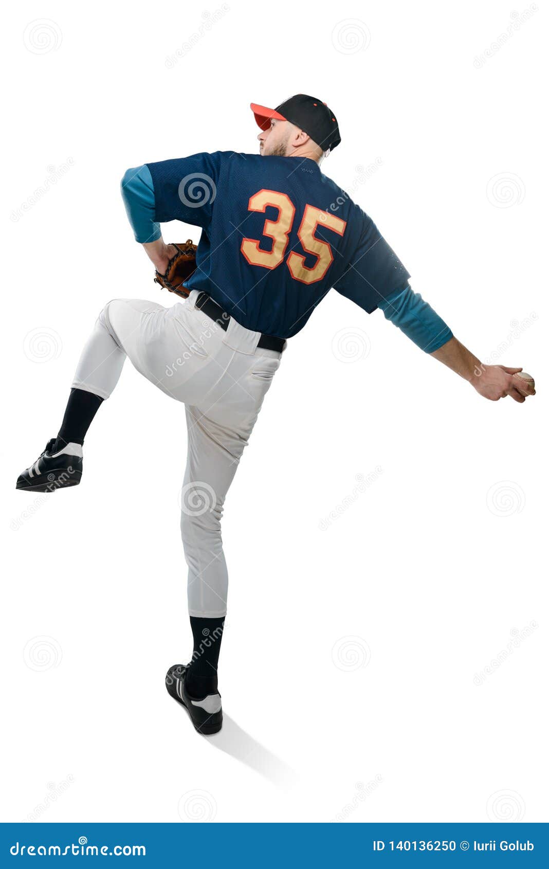 Baseball pitcher in action stock photo. Image of culture - 140136250