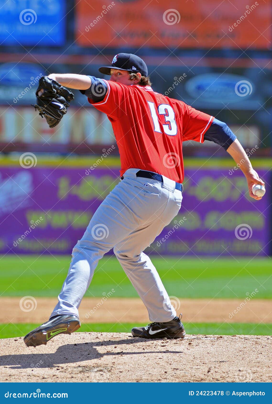 Baseball Pitcher - Delivery Editorial Stock Photo - Image of throw ...