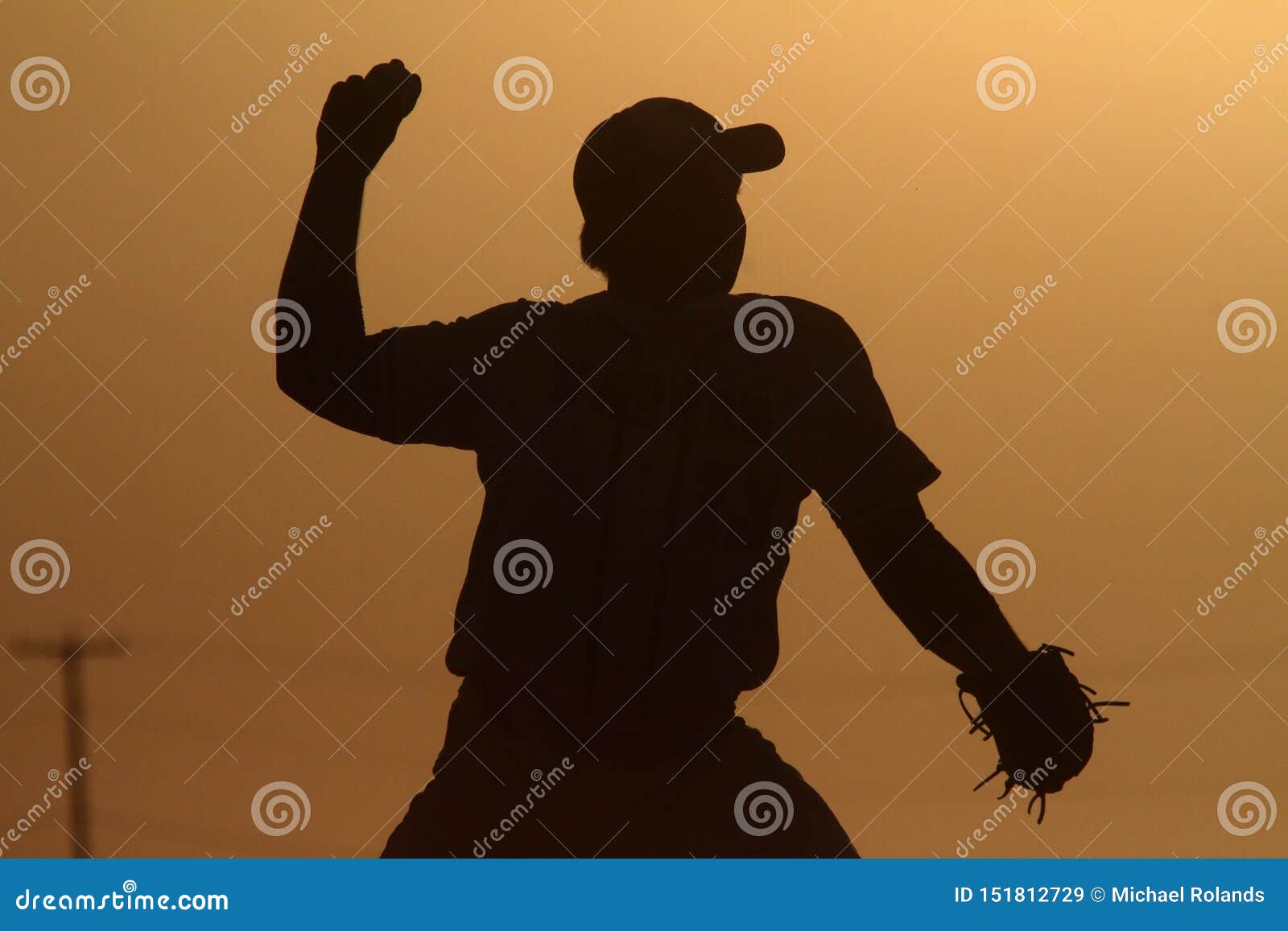 Baseball pitcher at sunset editorial stock image. Image of iowa - 151812729