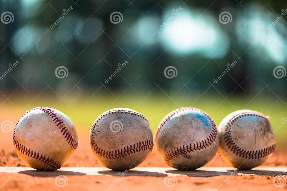 Baseball on Pitchers Mound stock image. Image of pitch - 48863013