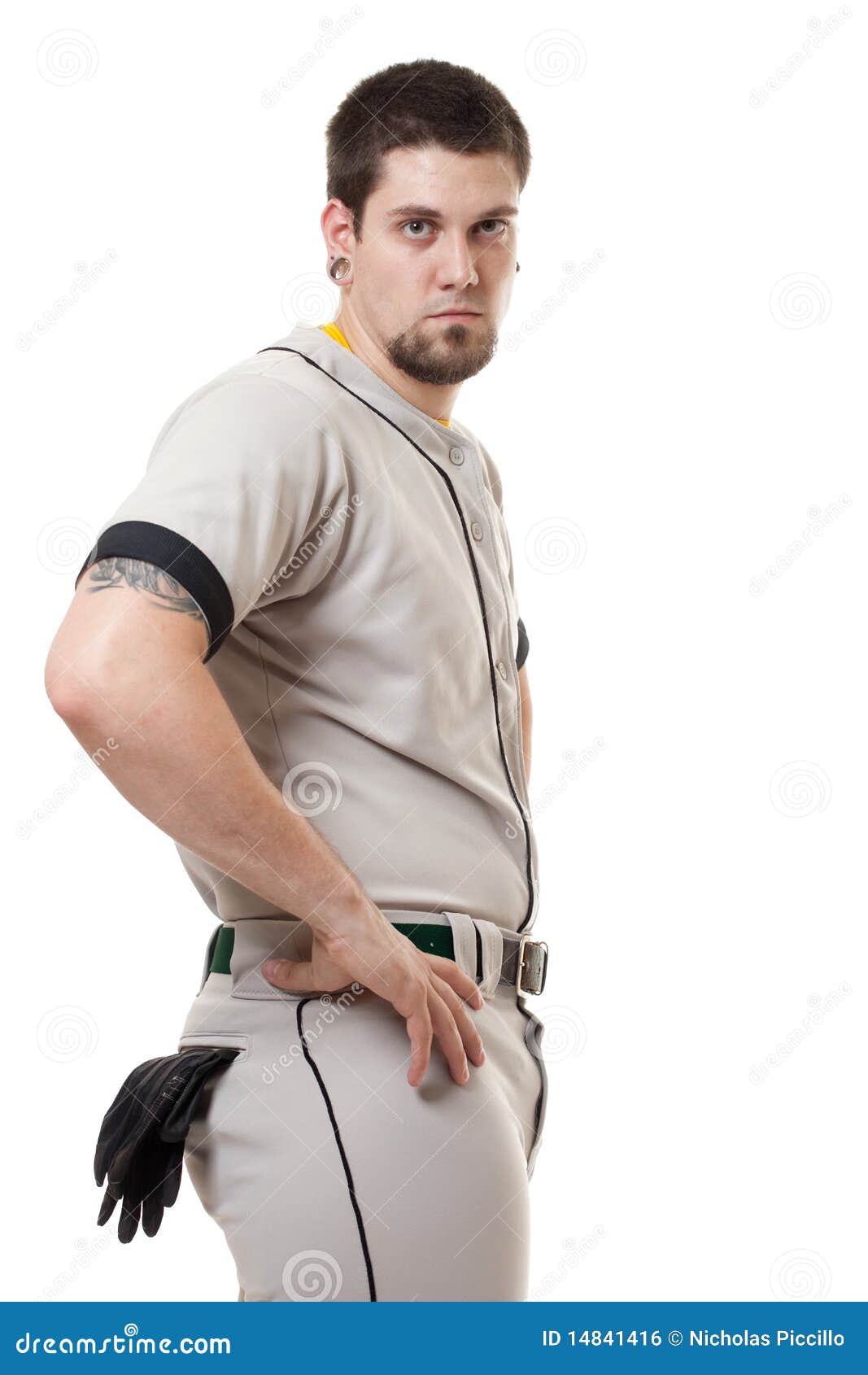 Baseball Player stock photo. Image of isolation, isolated - 14841416