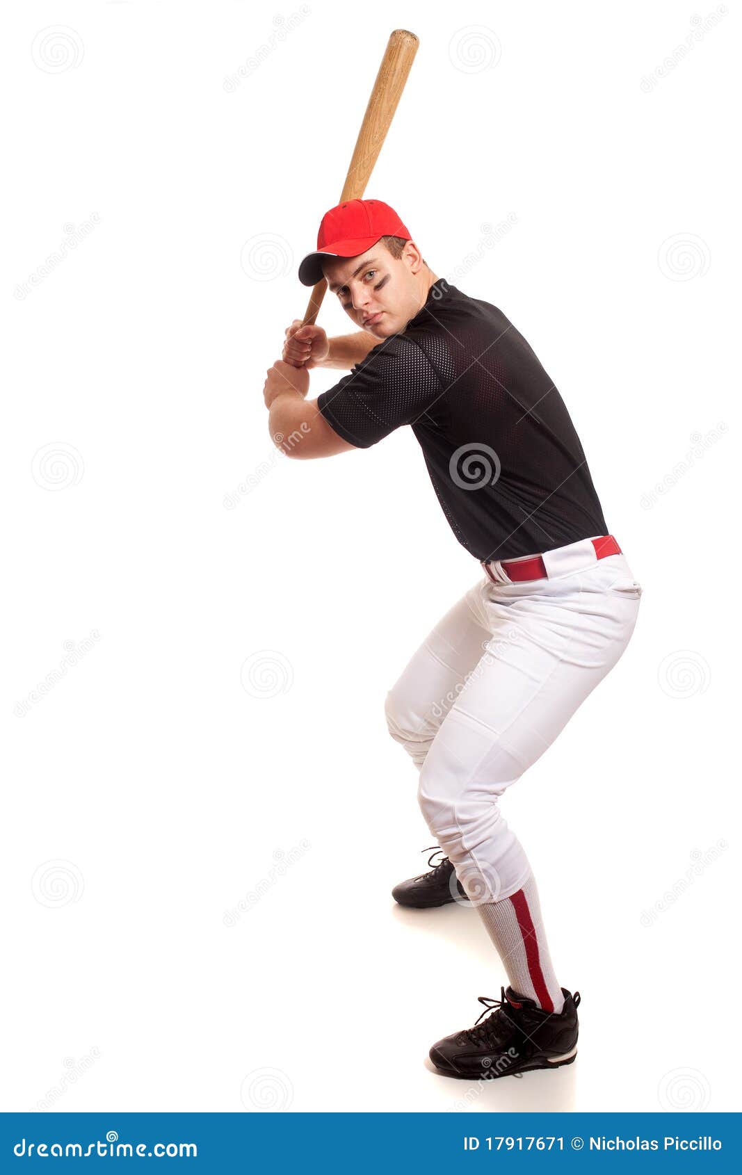 Baseball Player stock image. Image of batting, shot, game - 17917671