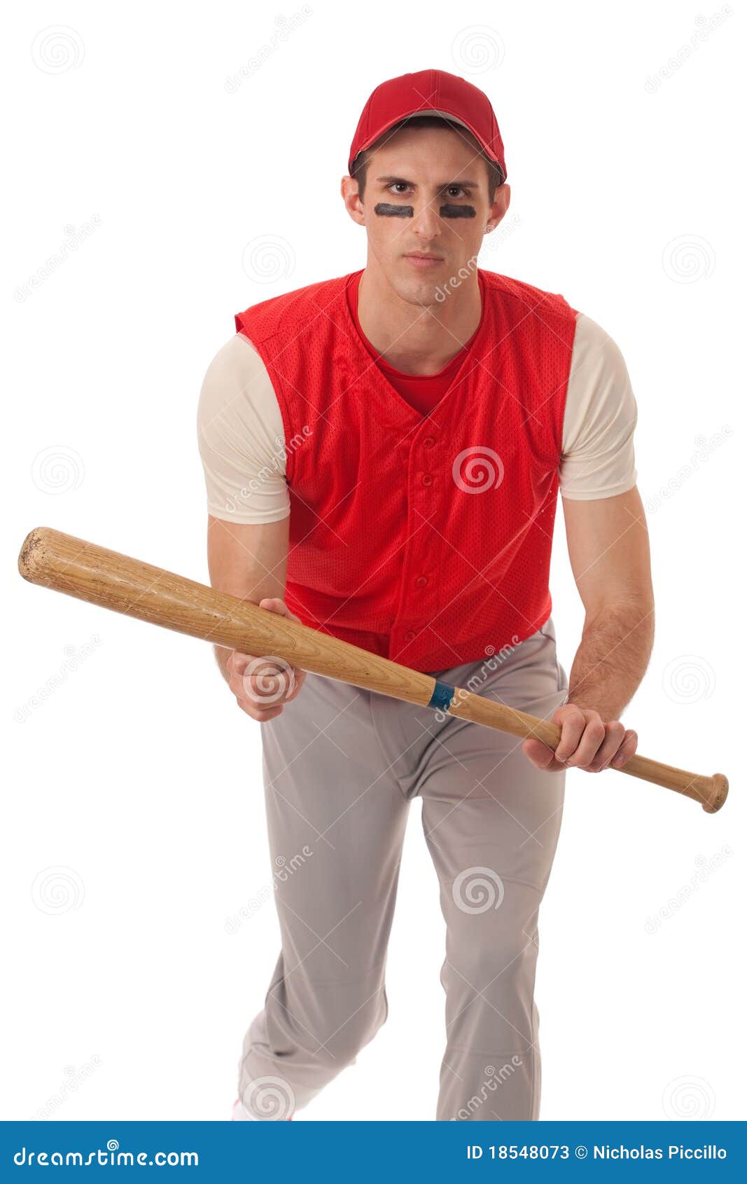 Baseball Player stock image. Image of standing, shot - 18548073