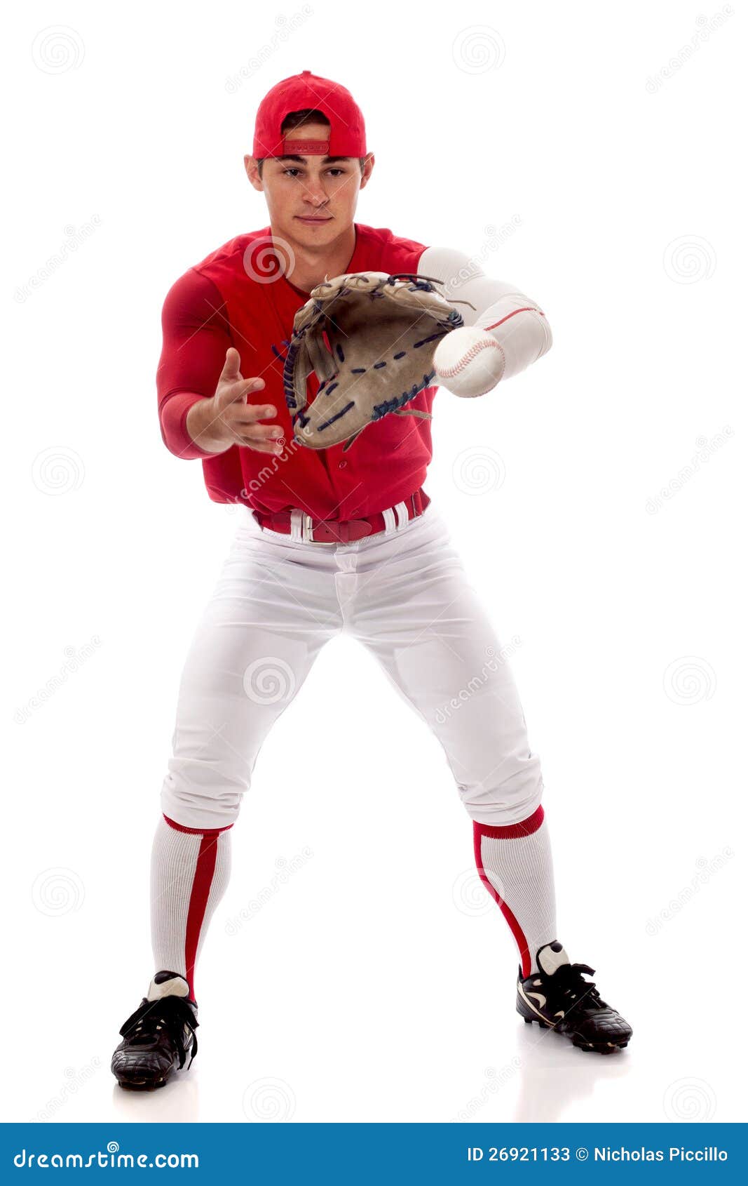 Baseball Player stock image. Image of young, caucasian - 26921133