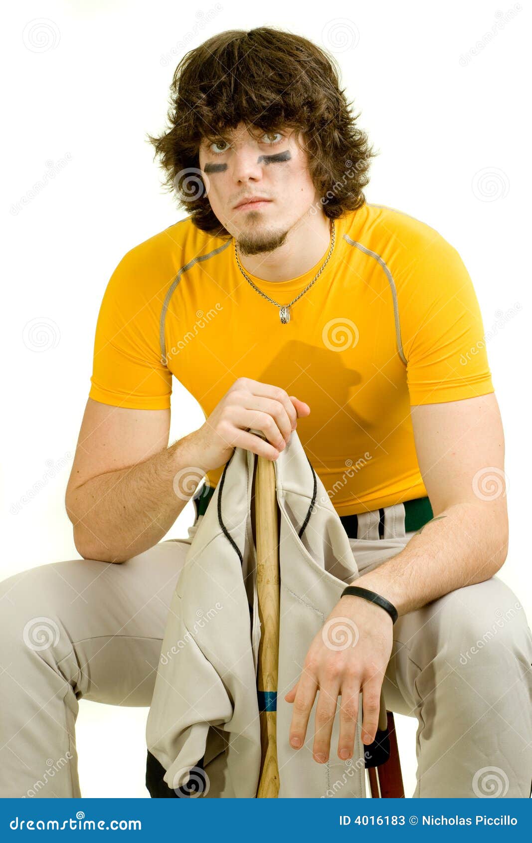 Baseball Player stock image. Image of baseball, yellow - 4016183