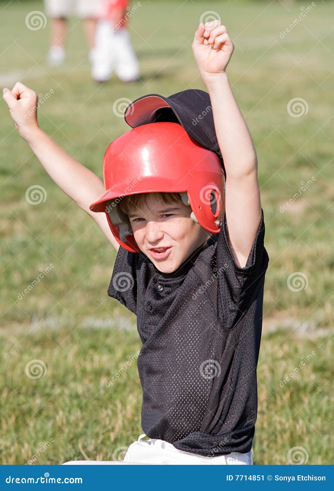 Baseball Player stock image. Image of black, game, kids - 7714851