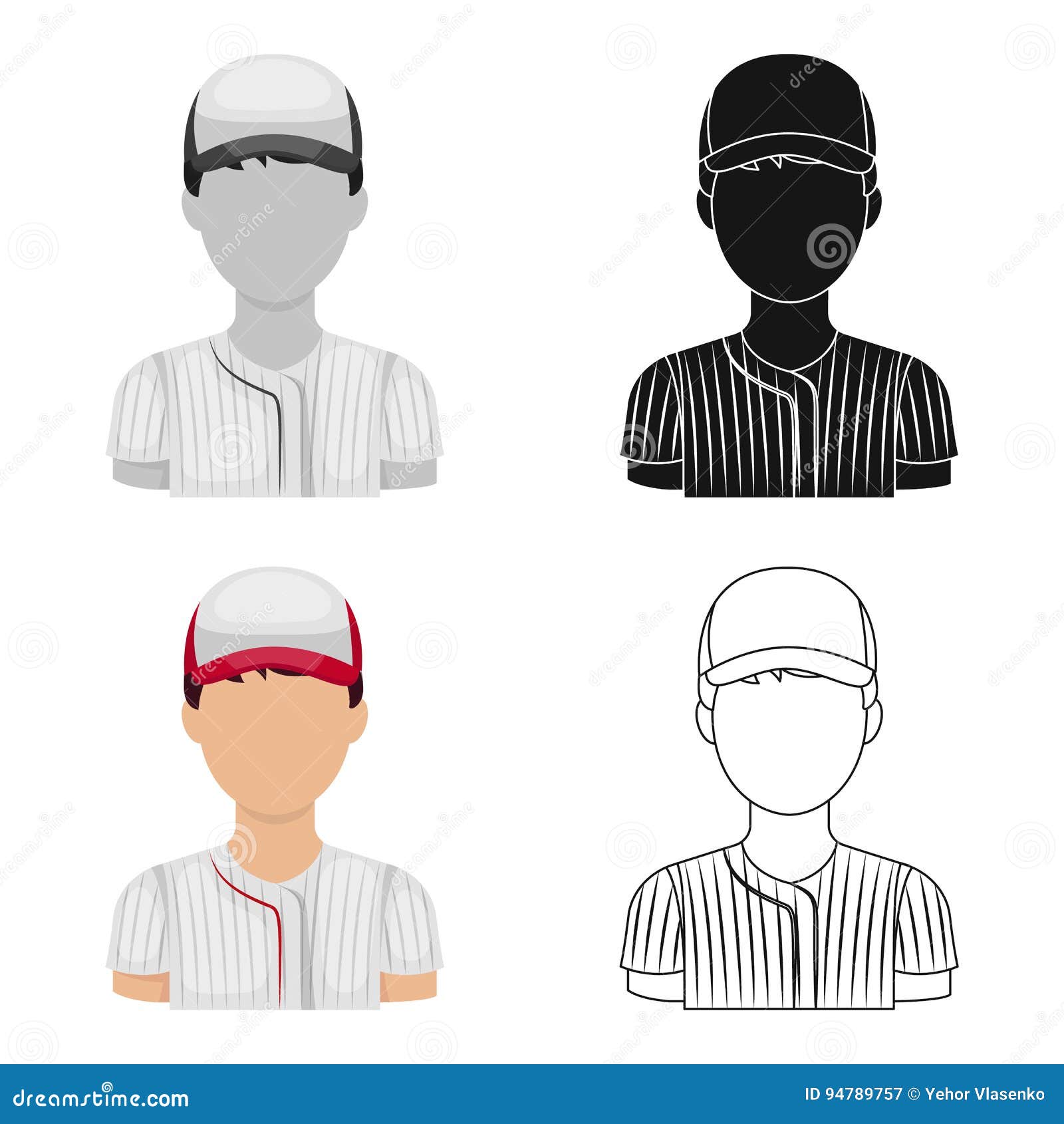 Baseball Player. Baseball Single Icon in Cartoon Style Vector Symbol ...