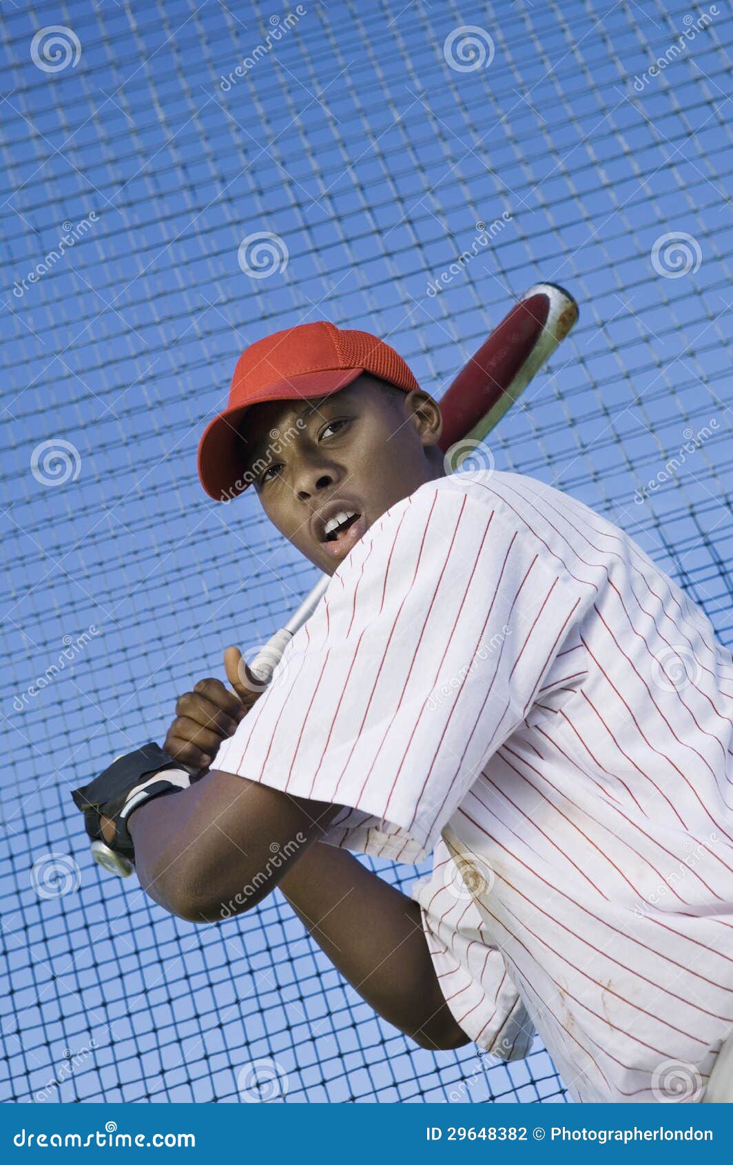 Baseball Player Batting stock photo. Image of adult, angle - 29648382