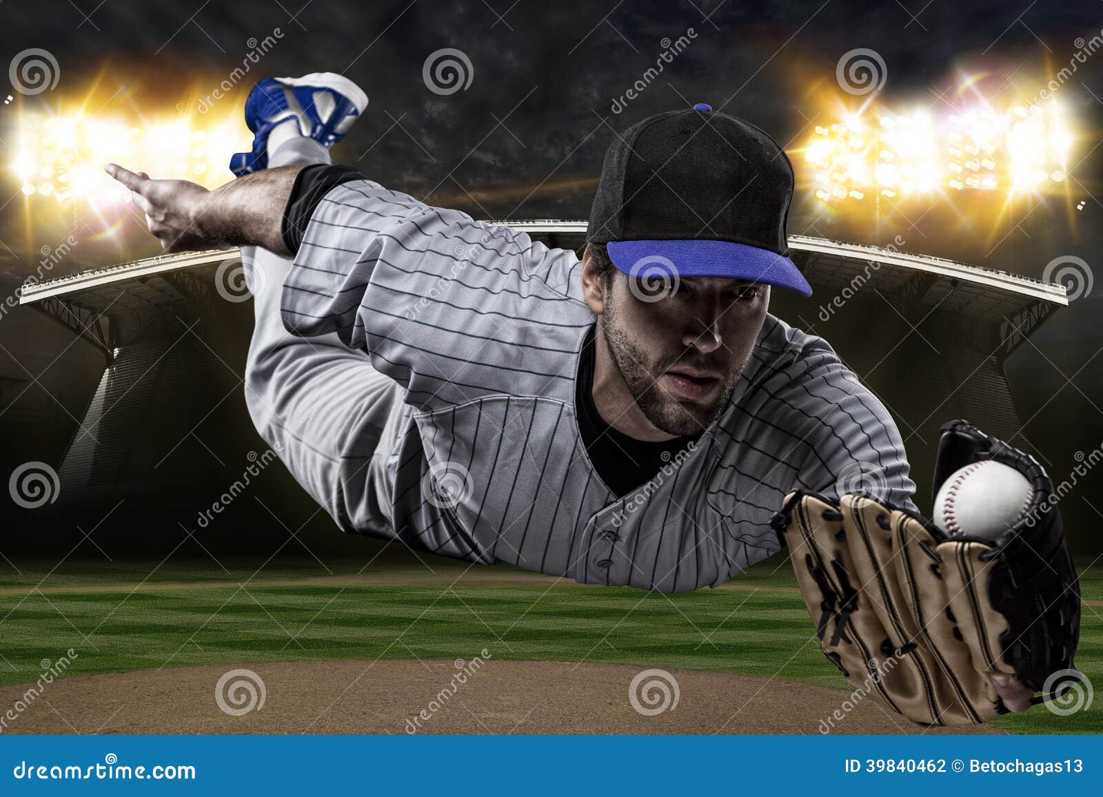 Baseball Player stock photo. Image of caucasian, swinging - 39840462