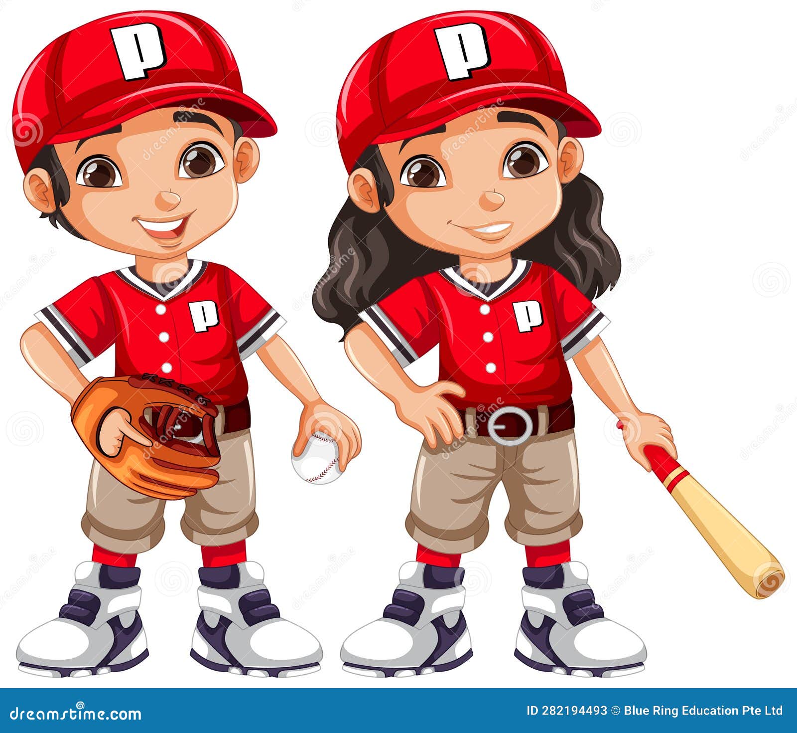 Baseball Player Cartoon Character Stock Vector - Illustration of sports ...