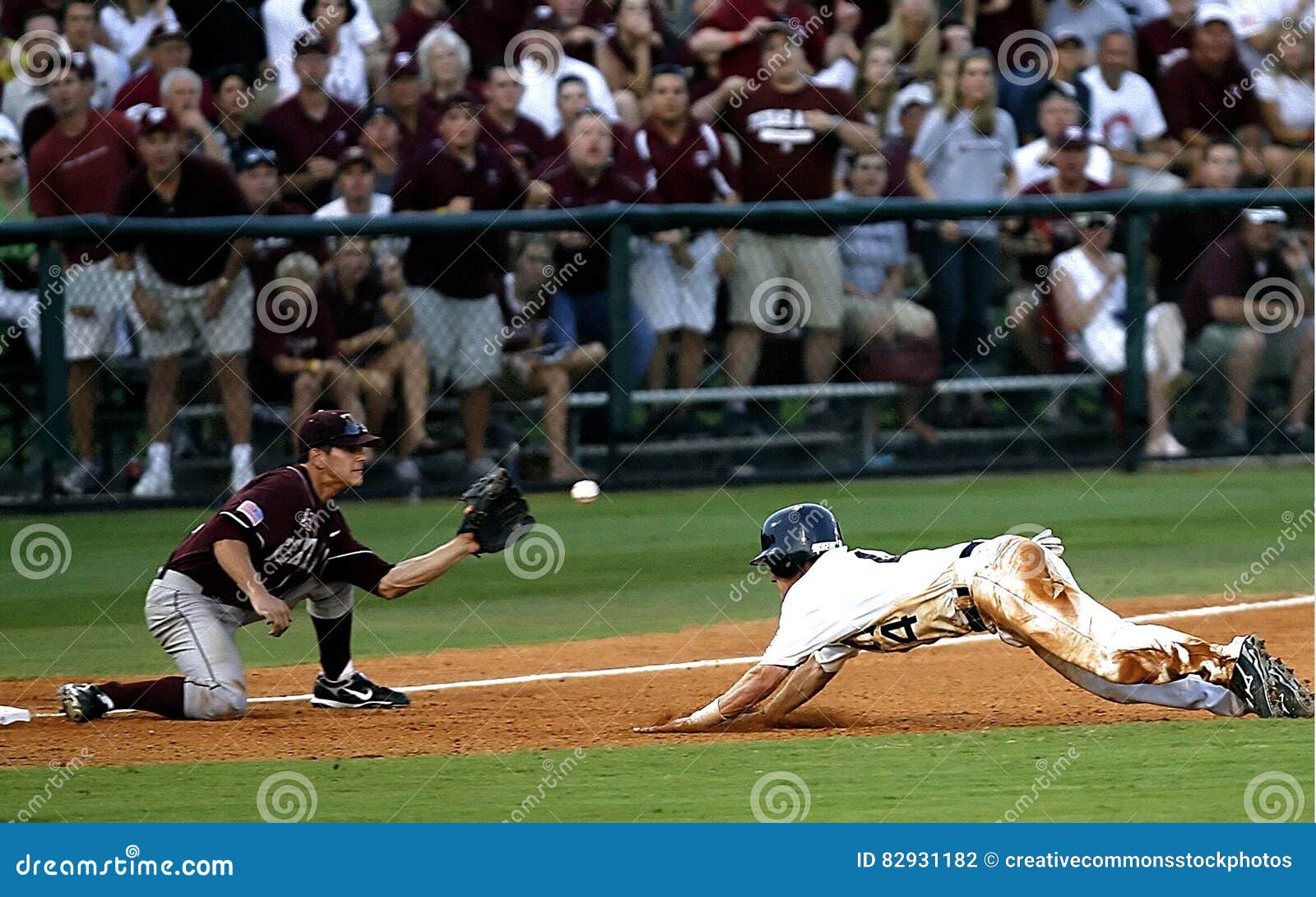 Baseball Player On Field Photo Picture. Image: 82931182