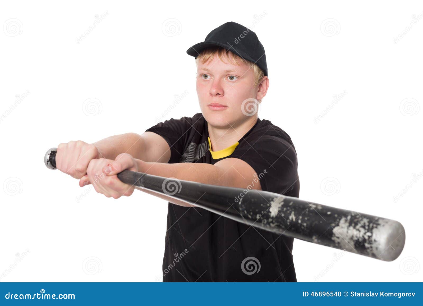 Baseball Player Getting Ready To Hit the Bat Stock Photo - Image of ...