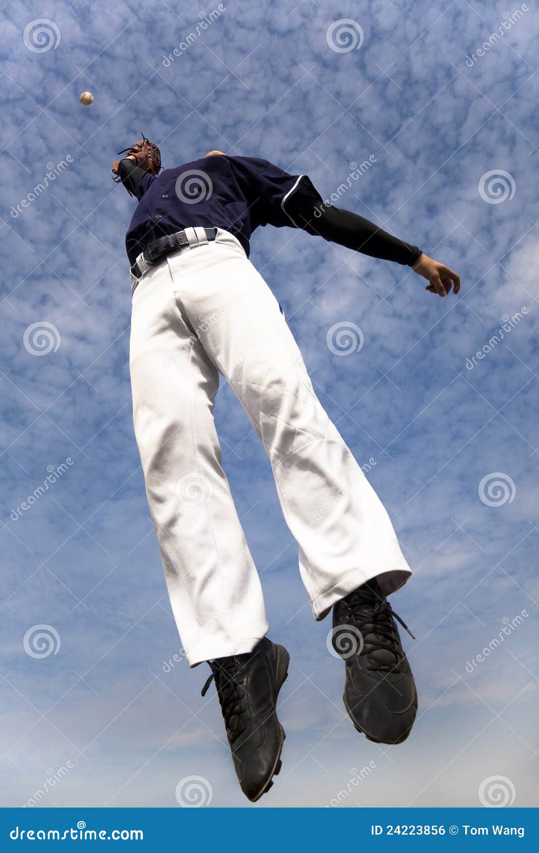 Baseball player jumping stock photo. Image of jumping - 24223856