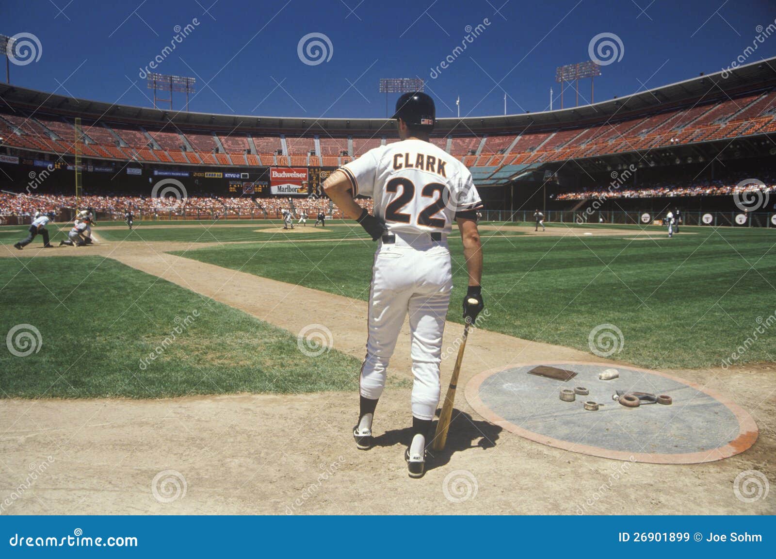 Baseball player Will Clark editorial stock image. Image of giants ...