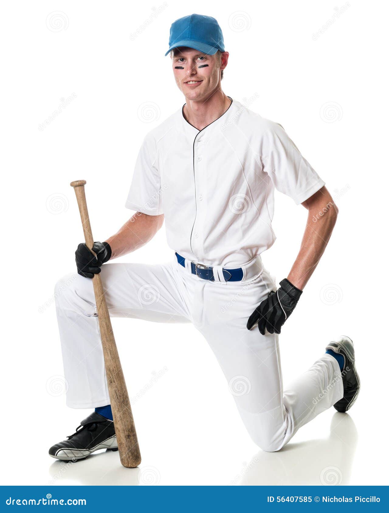 Baseball Player stock image. Image of smile, uniform - 56407585